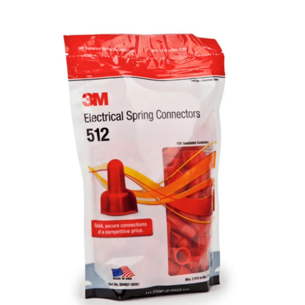 Scotchlok™ Electrical Spring Connector, Red, 22–8 AWG