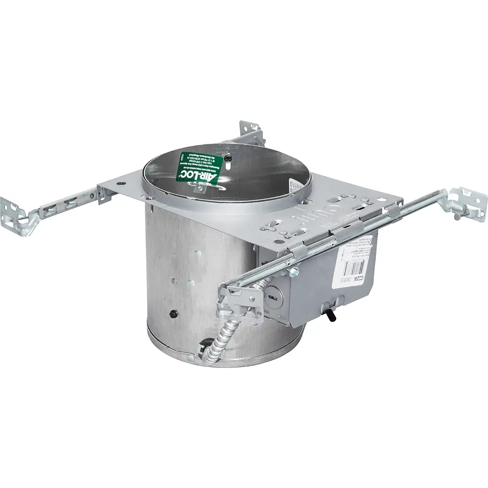6" Incandescent New Construction IC Housing w/ Push-In Electrical ...