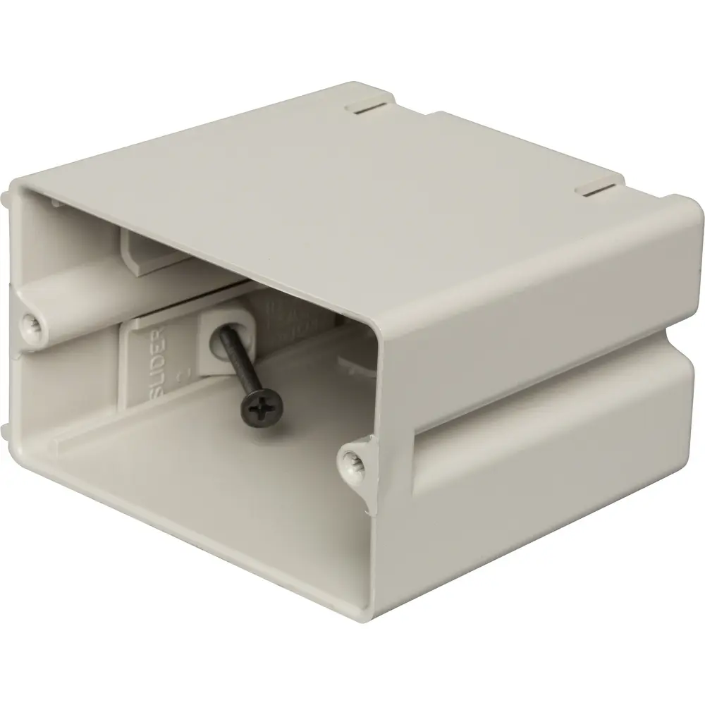 Single-Gang Adjustable Electrical Box, Beige