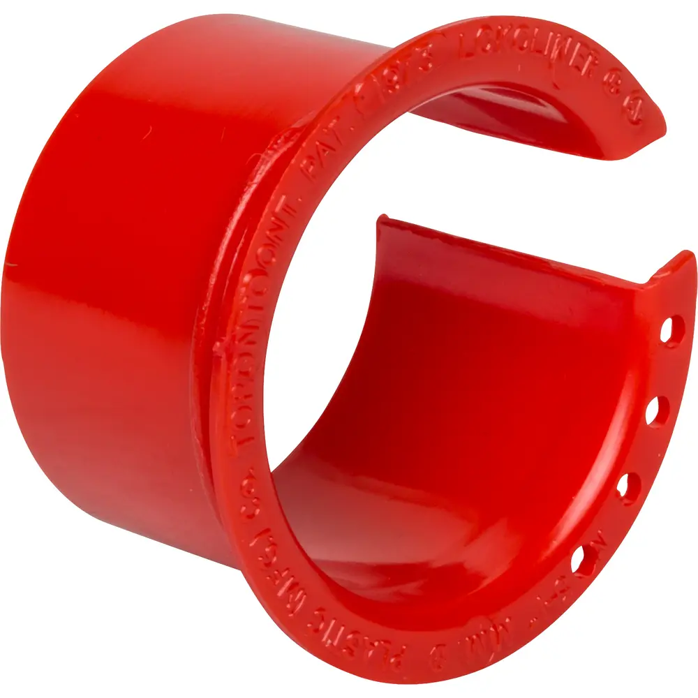 Anti-Short Bushing, 1 In., Plastic, Red, 3/1 AWG to 500 MCM