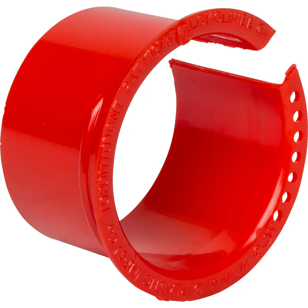 Anti-Short Bushing, 1-1/4 In., Plastic, Red, 4/1 to 900 MCM