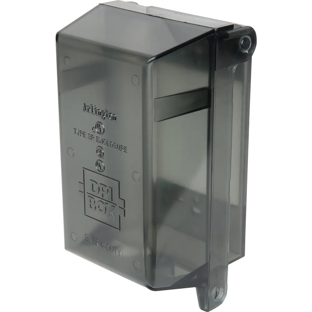 Single-Gang Dri-Box™ Adapters w/ Non-Metallic Cover and Base, Vertical ...