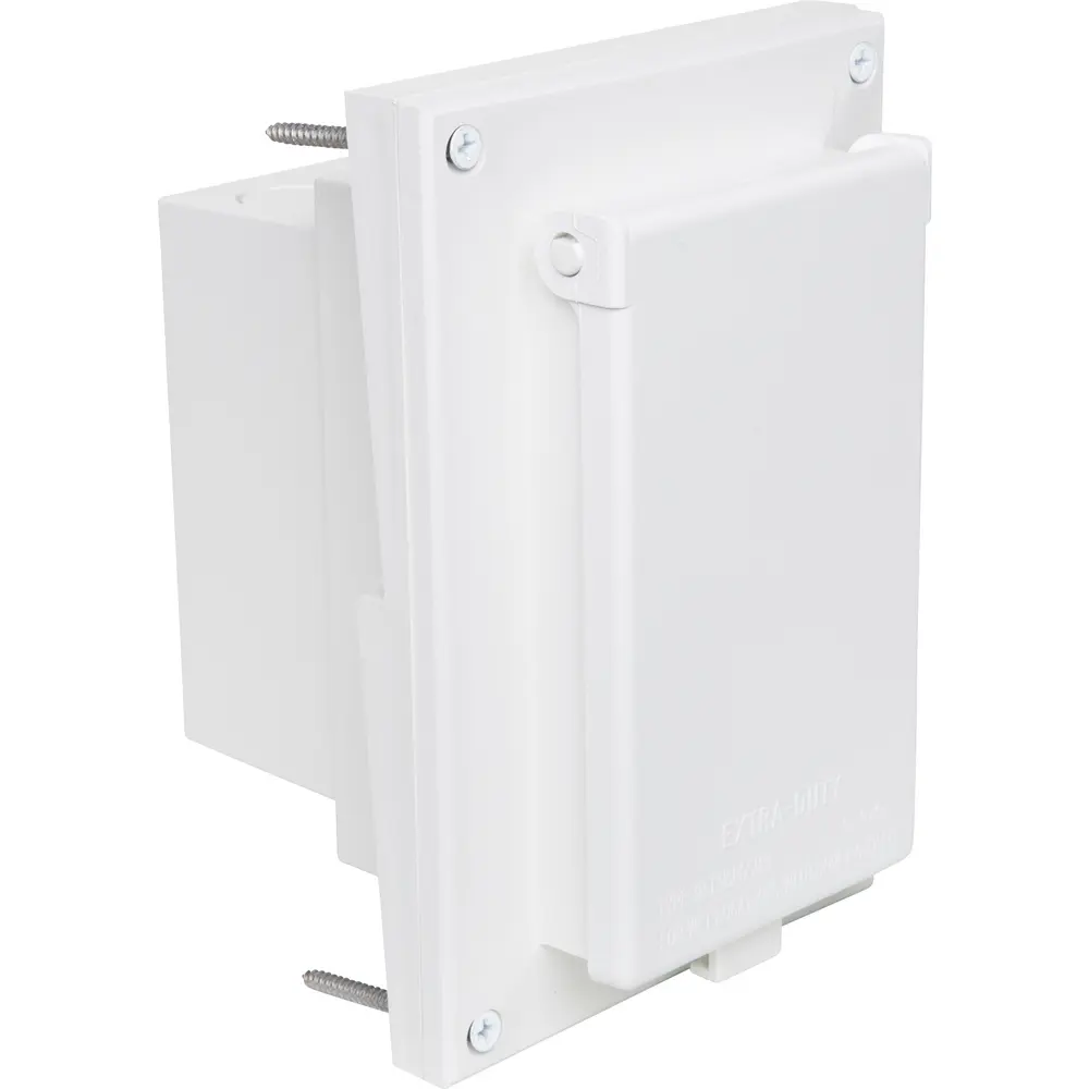 Low Profile InBox™ for Retrofit Siding Construction, Single-Gang, 1/4 ...