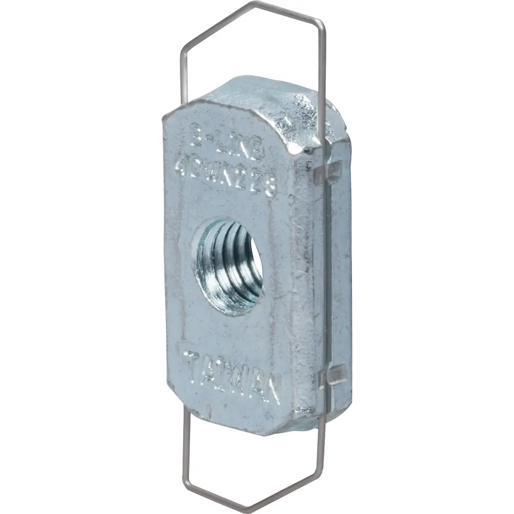 4Dimension™ Wire Wing Channel Nut, 3/8"-16 Thread, 23/64" Nut