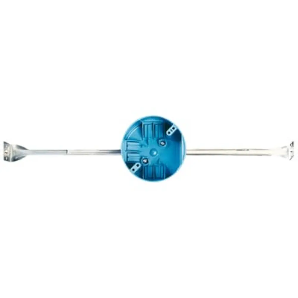 4" Round Ceiling Box w/ Bar Hanger, 20 Cu. In., 14.3"-22.5" Adjustable ...