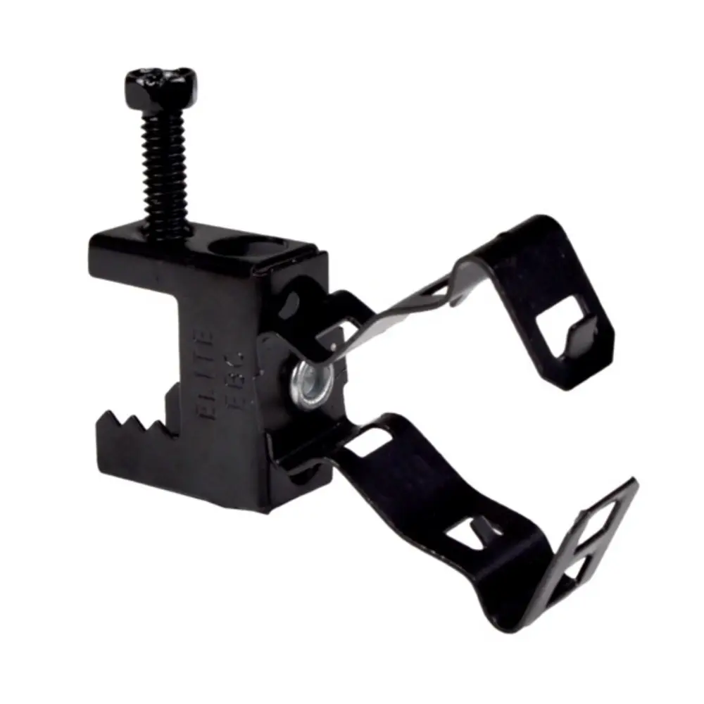 1-1/4" Conduit Clip w/ Beam Clamp, Riveted, Horizonal Mount