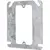 4" Square Single-Gang Device Ring, Flat