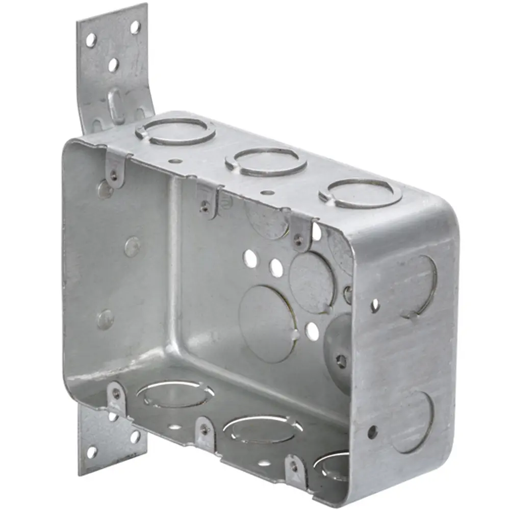 3-Gang Drawn Multi-Gang Handy Box w/ FB Bracket, 2-1/8" Deep