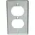 Handy Box Cover Duplex Receptacle