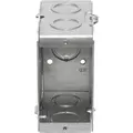 3-1/2" Deep Single-Gang Masonry Box, Gangable