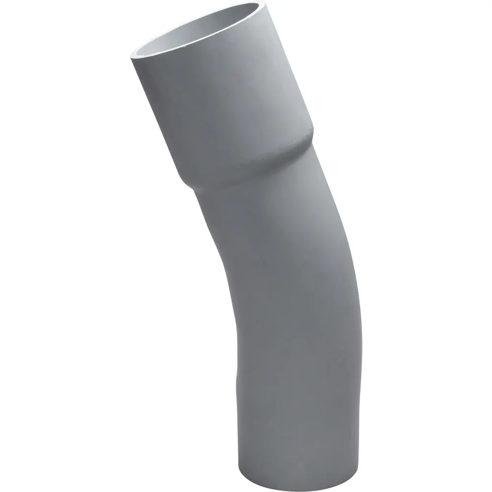 Elbow, Bell End, 4 In., 22.5°, Schedule 40, PVC, Gray