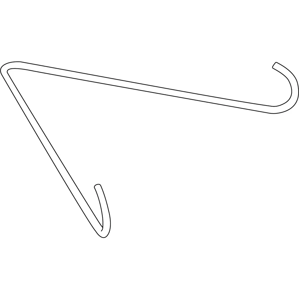 Fluorescent Light Fixture Hanger, Top Mount