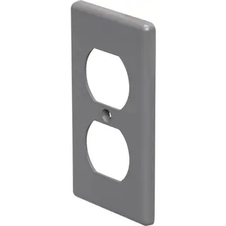 Plastic Handy Box Cover, Duplex Receptacle
