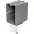 Single-Gang Plastic Switch Box, Horizontal Adjustable, 21 Cu. In.