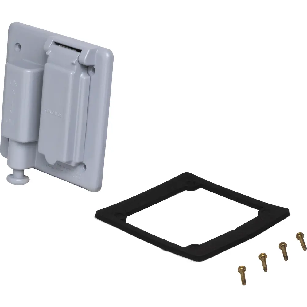 Ground Fault Receptacle, Gray