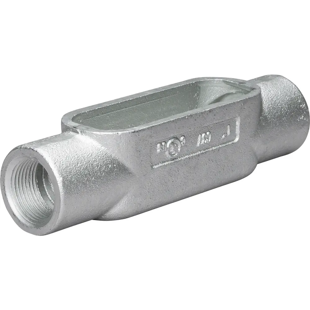 Conduit Body, C, 1/2 In., Malleable Iron, Gray, Form 7