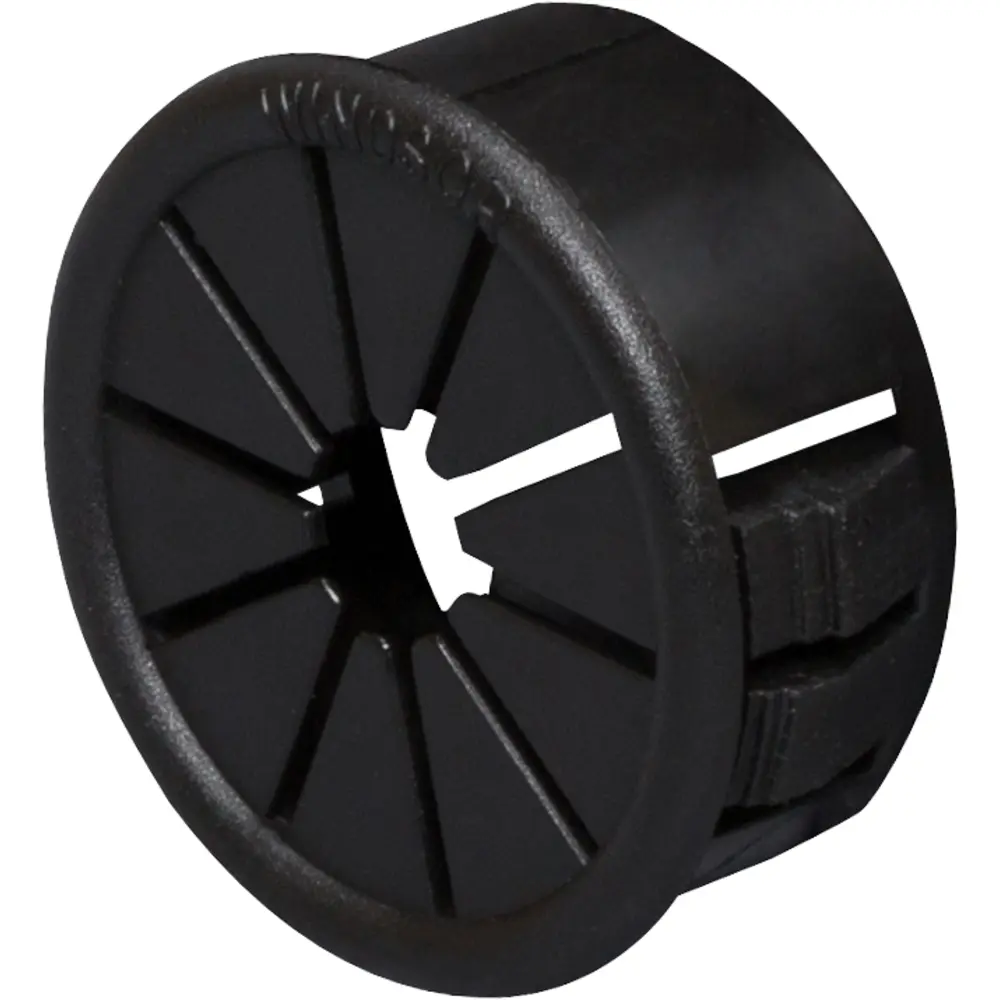 3/4 in. Nylon Universal Snap-In Bushing, Black