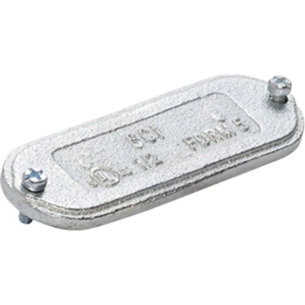 1 in. Conduit Body Cover, Malleable Iron