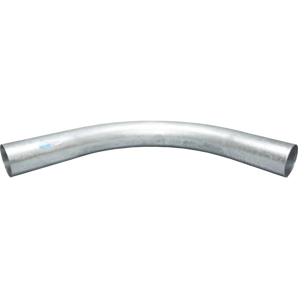EMT Conduit Elbow, 3-1/2 in., 90°, Galvanized, Plain End, Steel