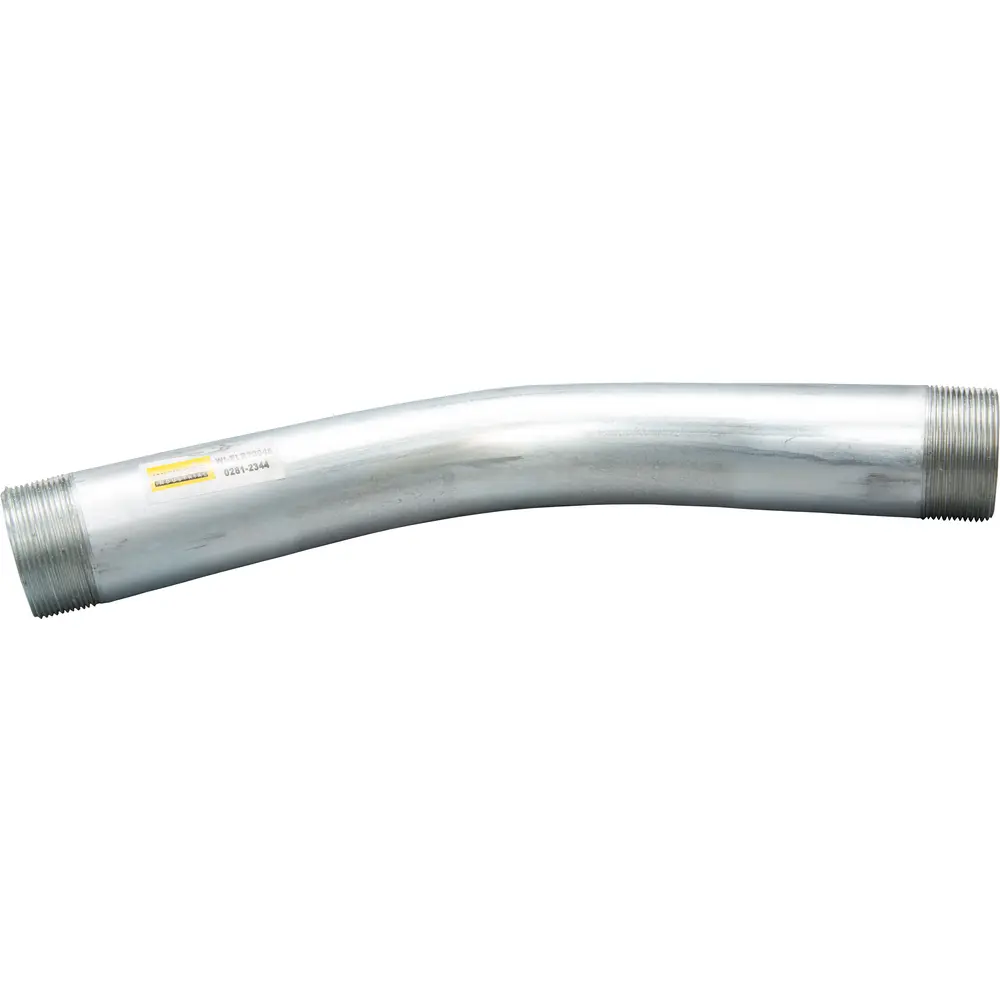 Rigid Conduit Elbow, 2 in., 45°, Galvanized, Threaded, Steel