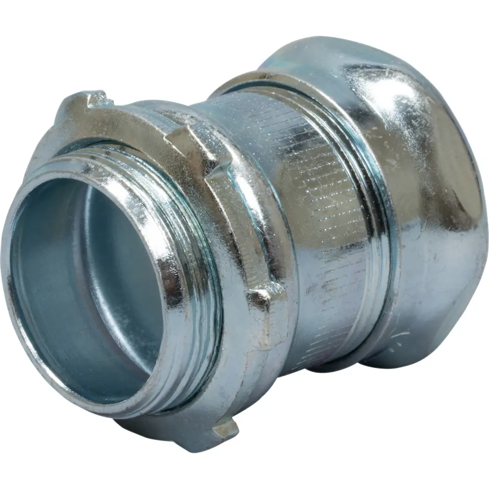 1" EMT Steel Compression Connector