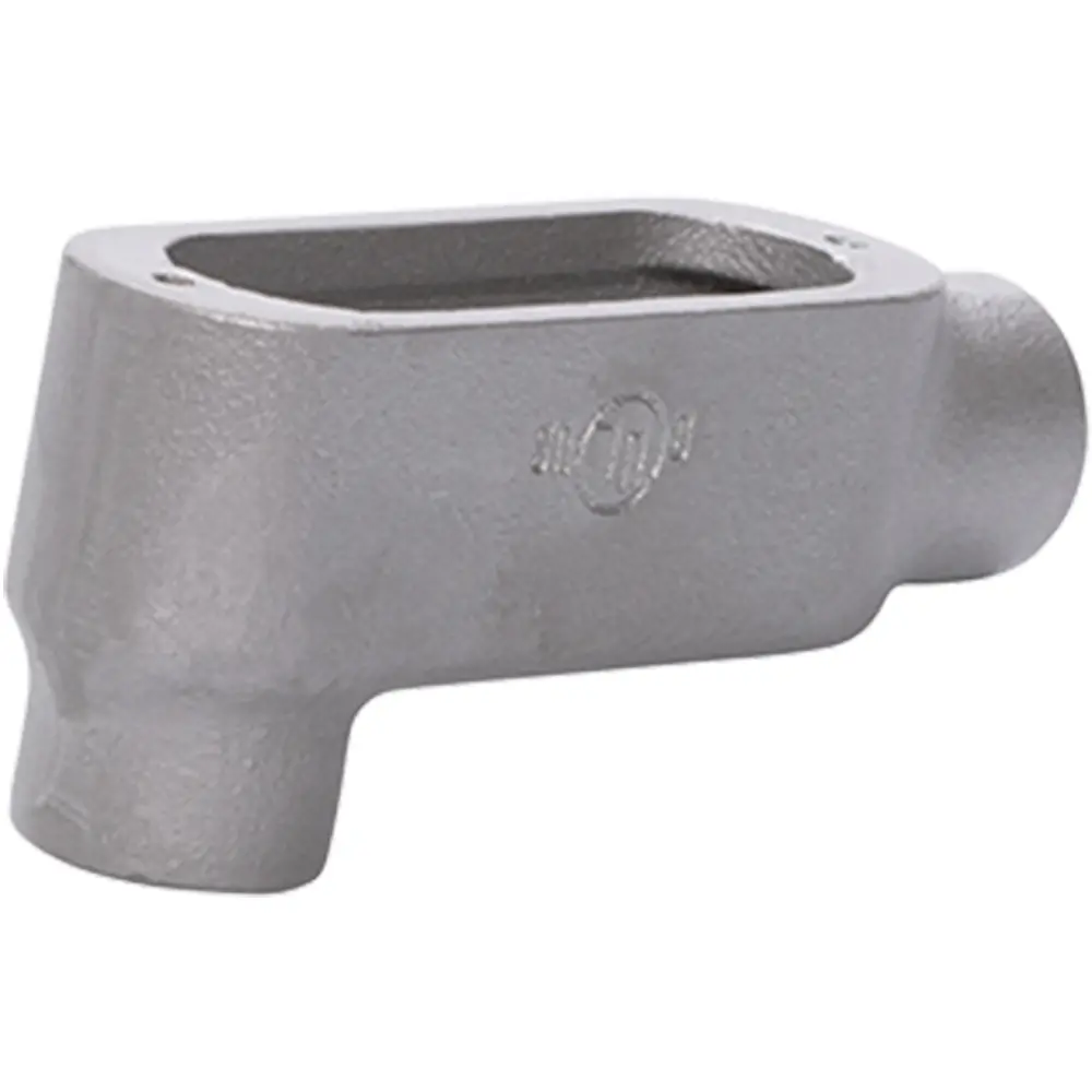 Conduit Body, LB, 3/4 In., Malleable Iron, Gray
