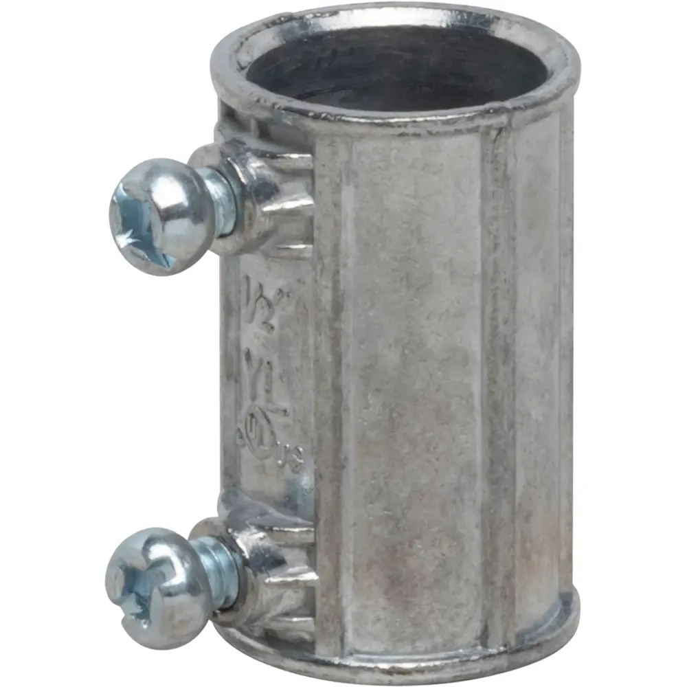 1/2" EMT Compression Connector, Zinc Die Cast