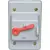 Single-Gang Weatherproof Toggle Switch Cover, PVC, Gray