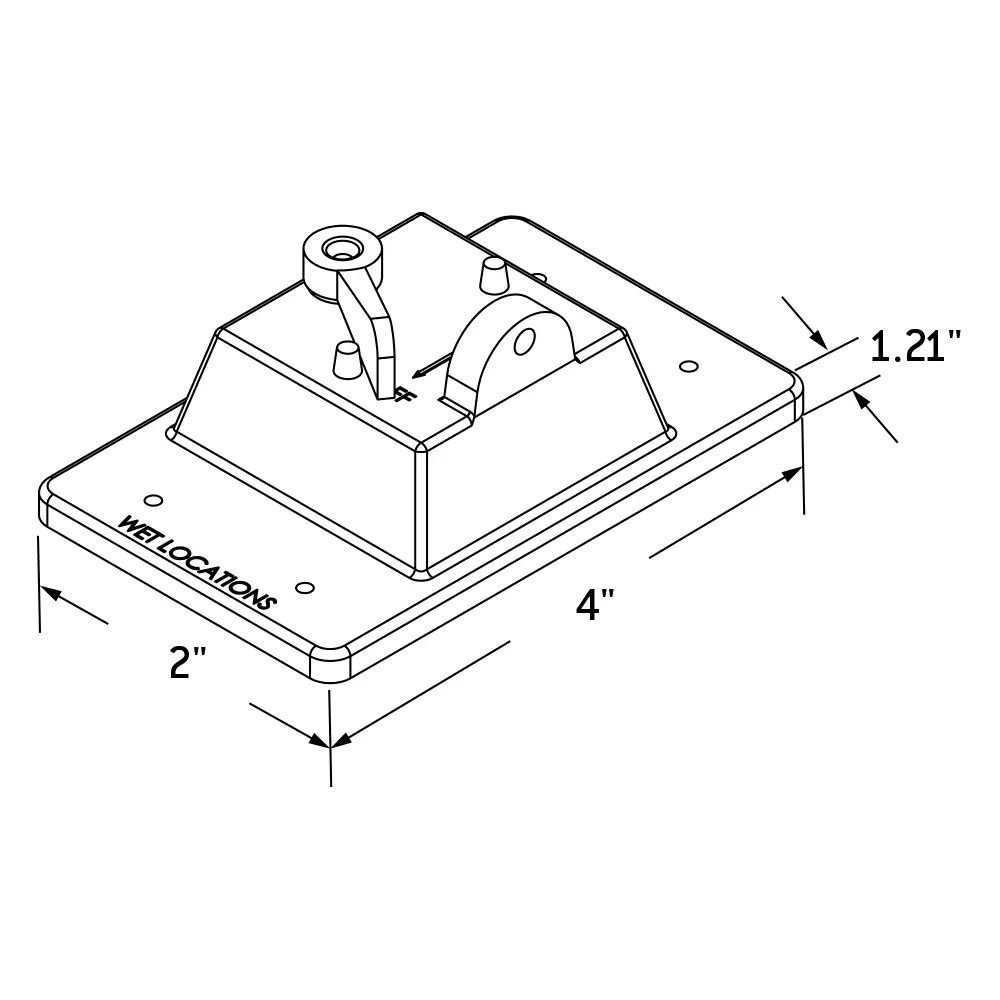 Single-Gang Weatherproof Toggle Switch Cover, PVC, Gray