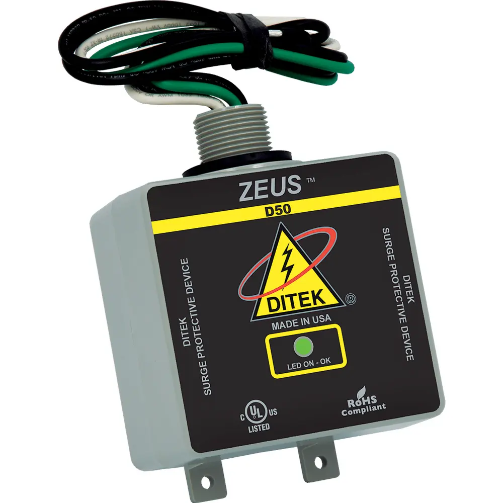 Industrial Surge Protective Device, 50kA/Phase, 120/240 VAC Delta High ...