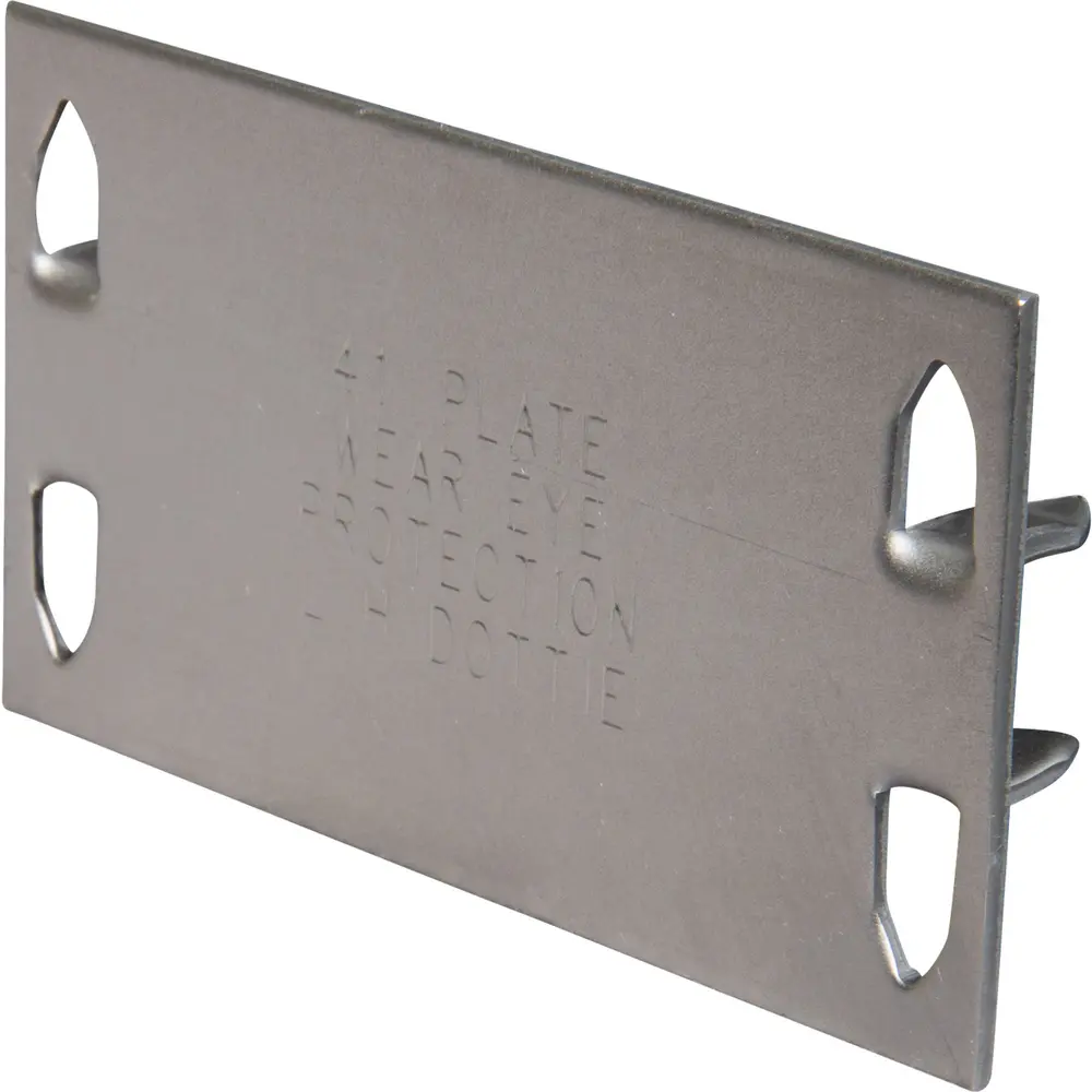 1-1/2" x 2-3/4" 16 Gauge Safety Plate