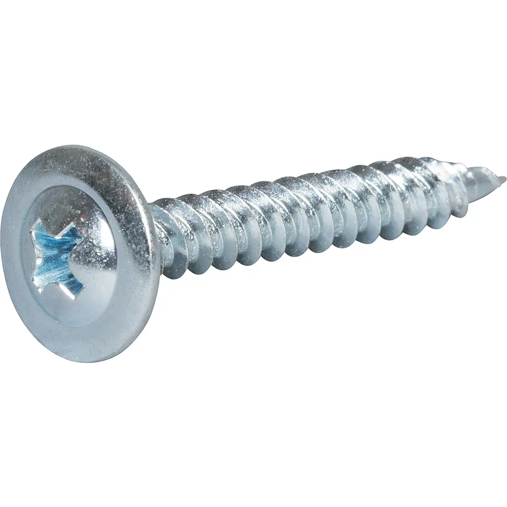 #8 x 1-1/4 in. Phillips Wafer Head K-Lath Metal Piercing Screw