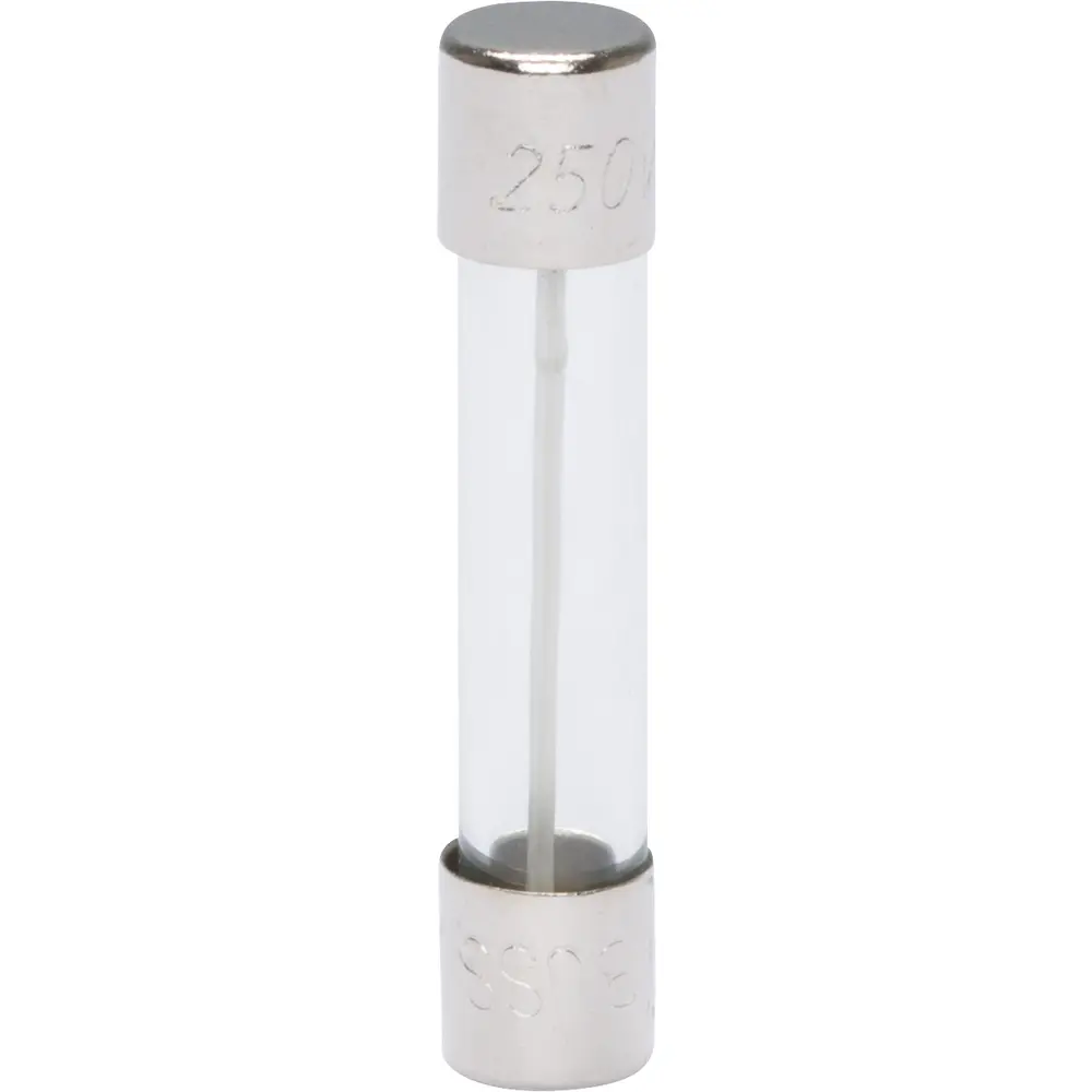 30 A 1/4 in. x 1-1/4 in., Fast-Acting Glass Tube Fuse, 250 VAC/32 VDC