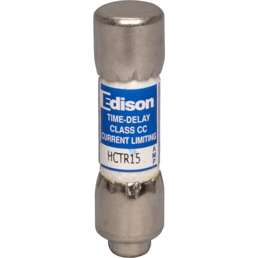 15 A Class CC Time-Delay Fuse, 600 VAC