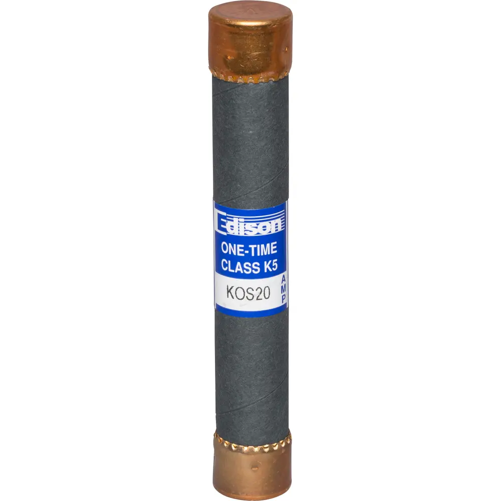 20 A Class K5 Fast-Acting Fuse, 600 VAC/VDC