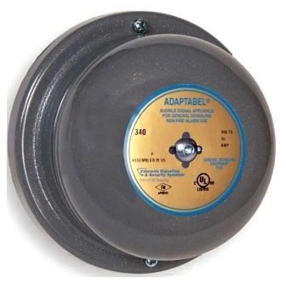 0.070A Vibrating Bell, 120 VAC, 6" Gong