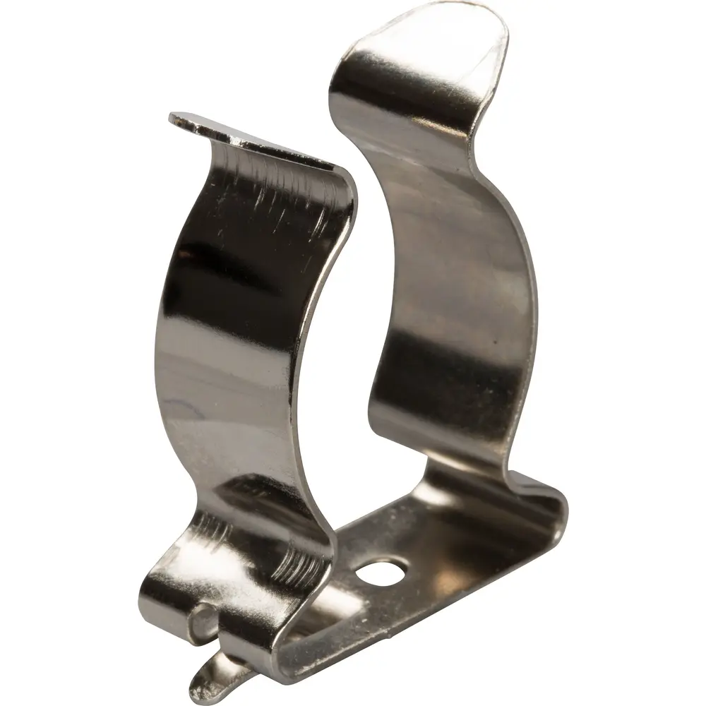 Snap-In Lamp Support Clip, T8, Silver