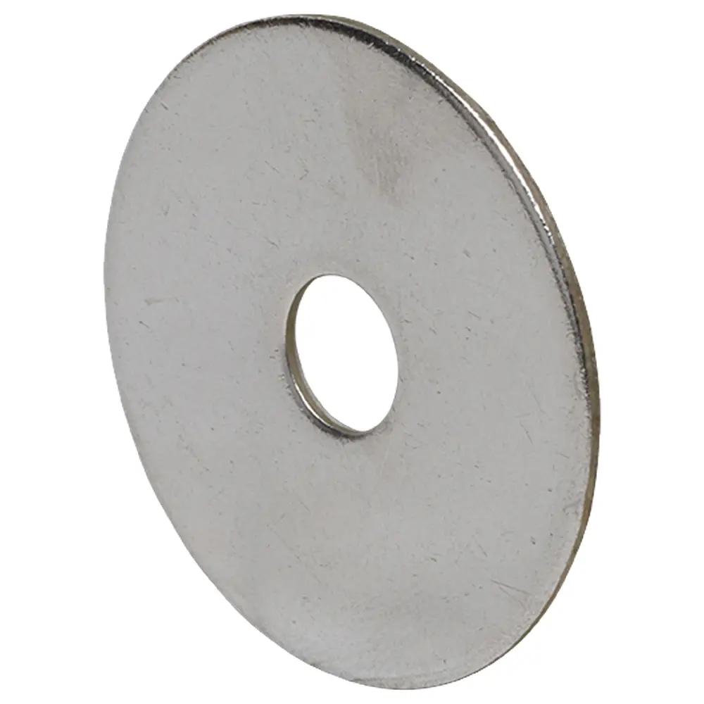 1/4" x 1-1/4" Fender Washer, Stainless Steel, Jar of 100