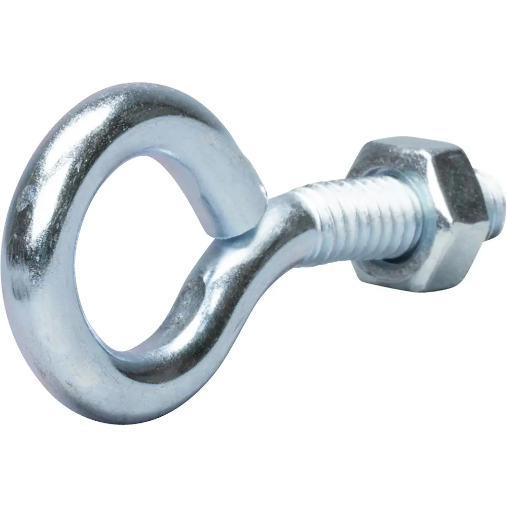 1/4" x 2" Eye Bolt w/ Nut, Jar of 100