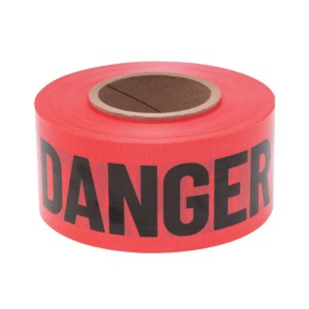 3" x 1000' Danger Tape, Red