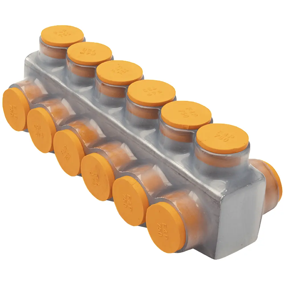750 MCM 6-Port Multi-Tap, Clear