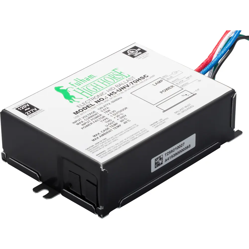 HID Ballast Metal Halide with Side Leads, 70W, 120/277V, 140 Hz/220 Hz
