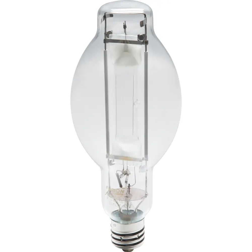 1000 W 263 VAC Metal Halide Probe Start BT37 Lamp, E39, 4200K