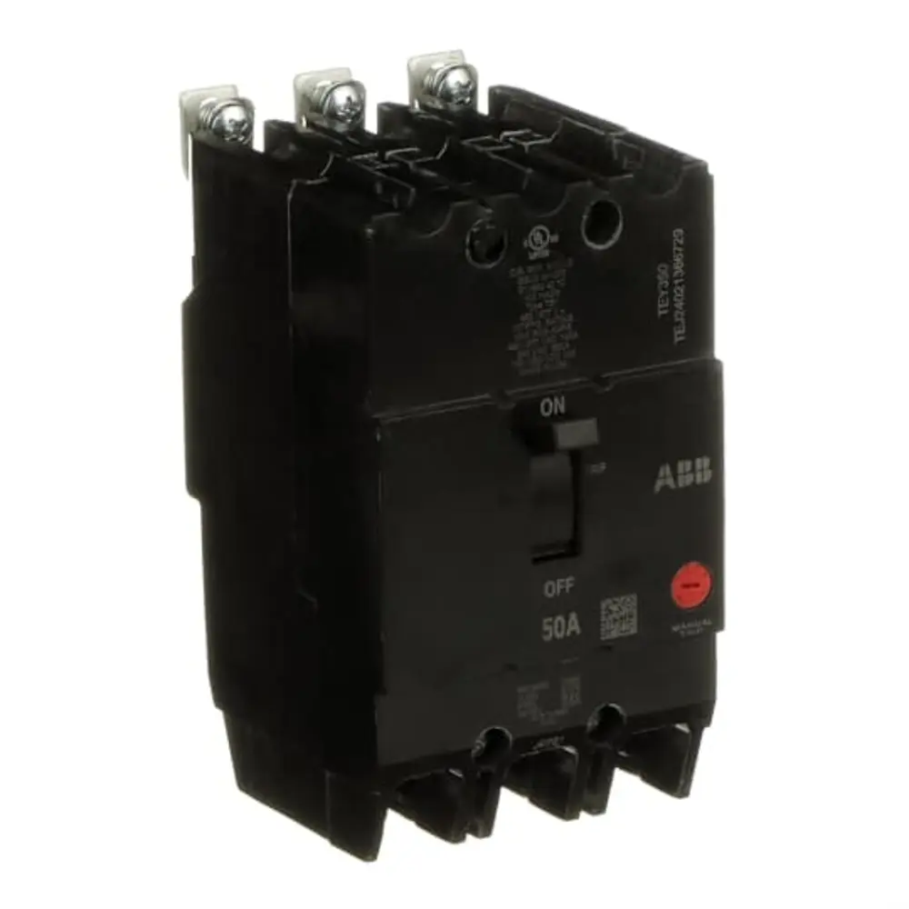 50 A 3-Pole 480Y/277 VAC TEY Bolt-On Circuit Breaker