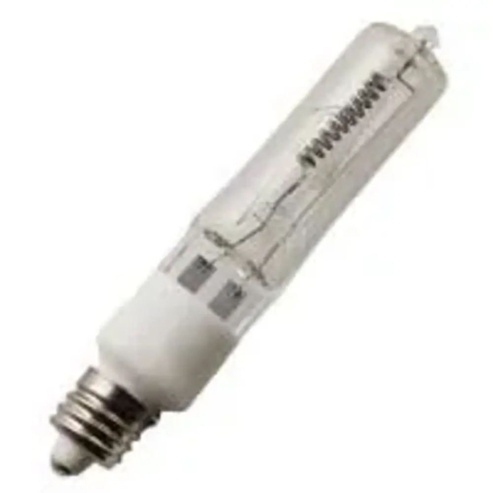 250 W 130 VAC Single Ended JD-Type Halogen Clear T4 Bulb, 2900K