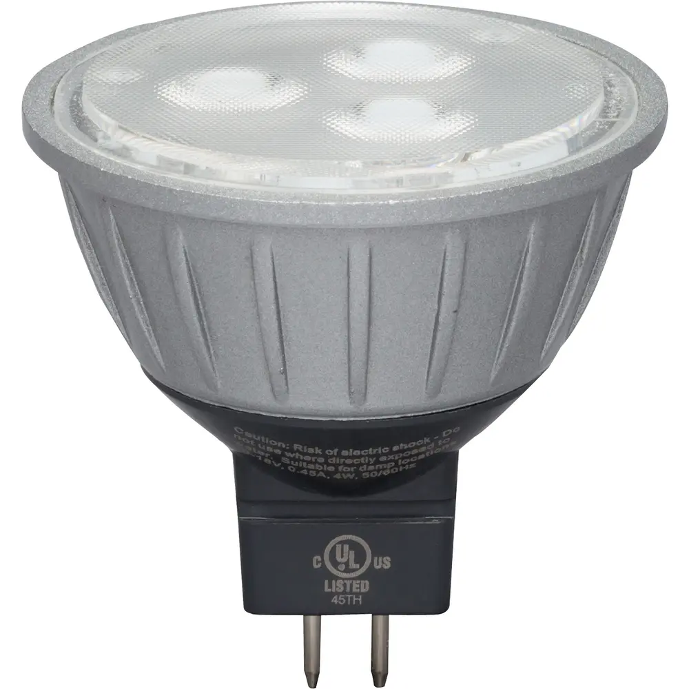 4W 10-18V Dimmable LED MR16 Flood Lamp, 5000K