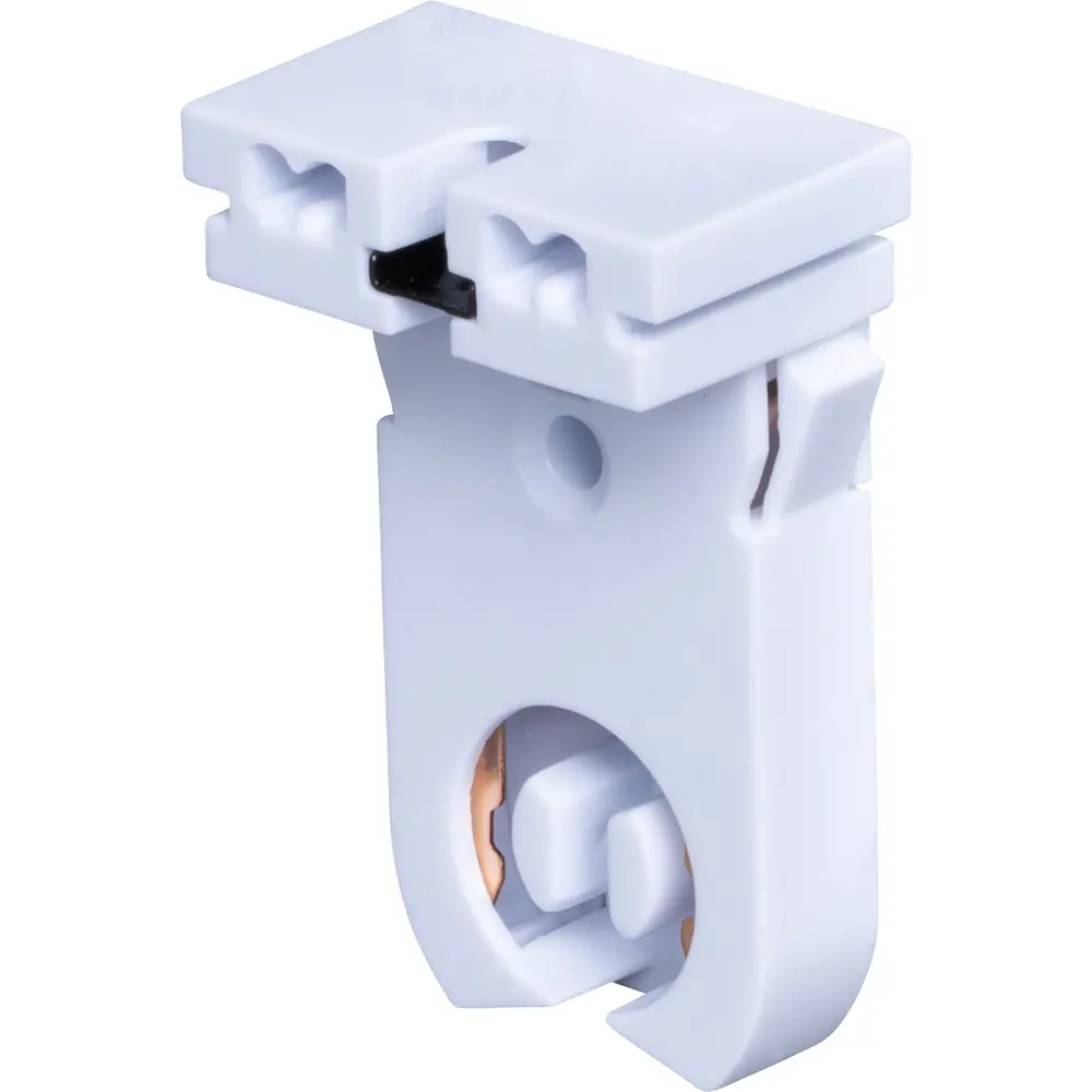 600 VAC T8-T12 Tall Profile Fluorescent Lamp Holder w/ Flexible Snap-in ...