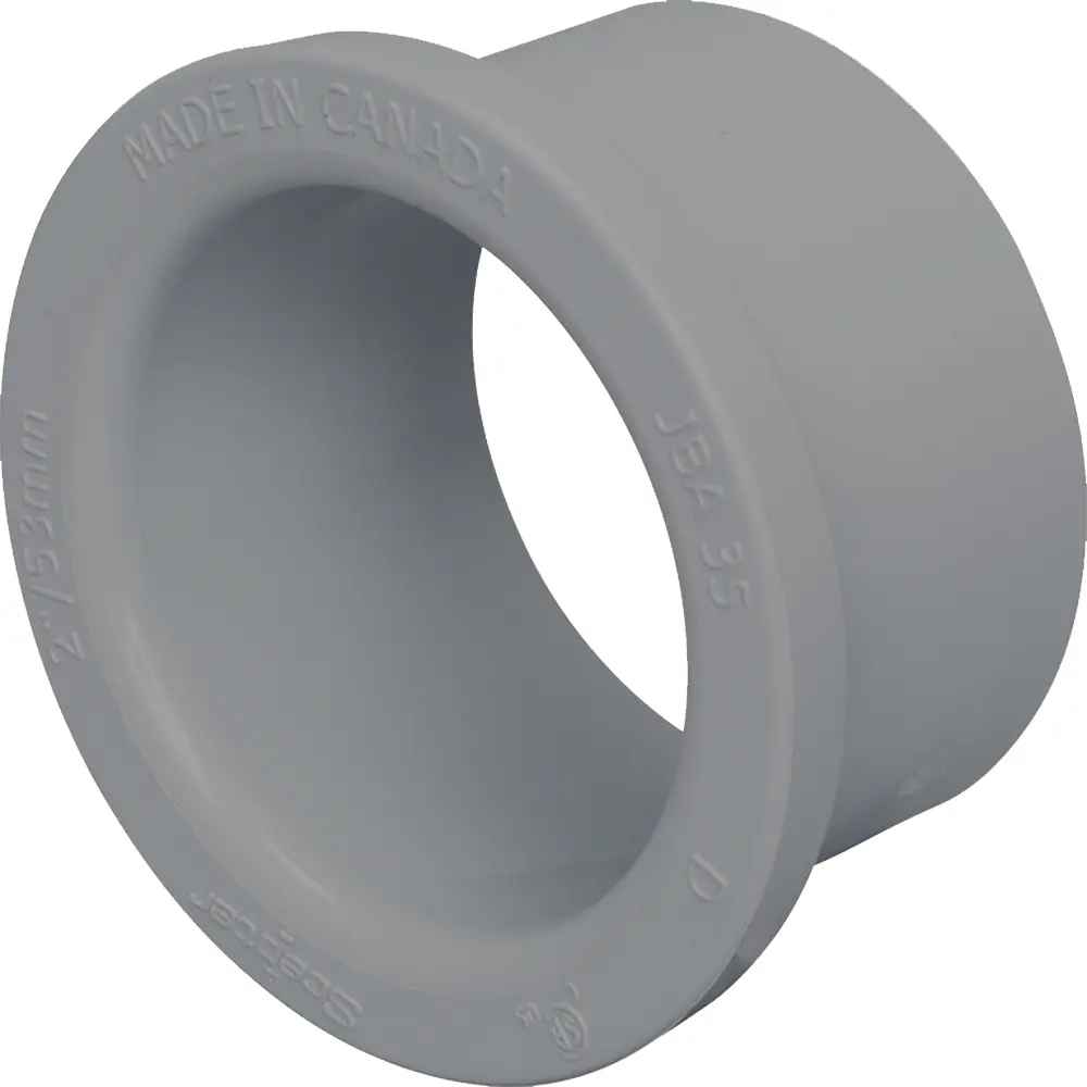 Junction Box Adapter, 2 In., PVC, Gray, Schedule 40