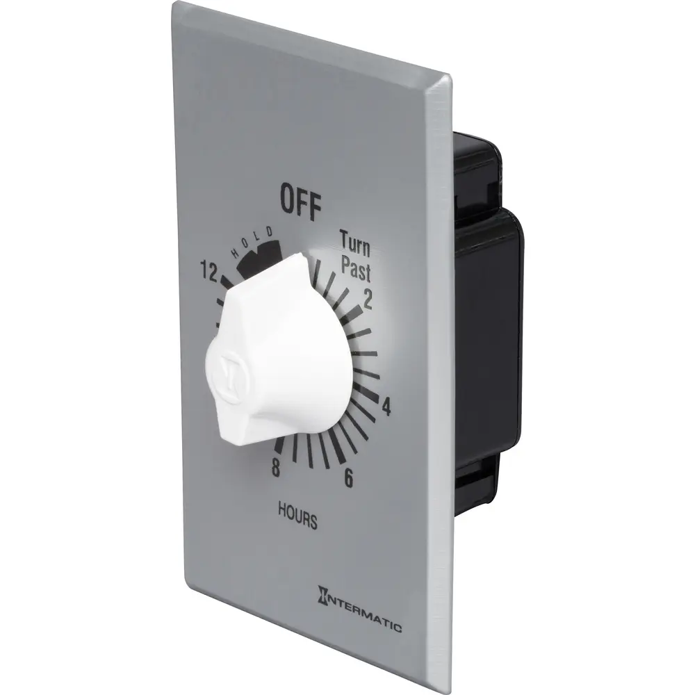 Spring Wound Countdown Timer, Commercial, 125-277 VAC, SPST, 12 Hour ...
