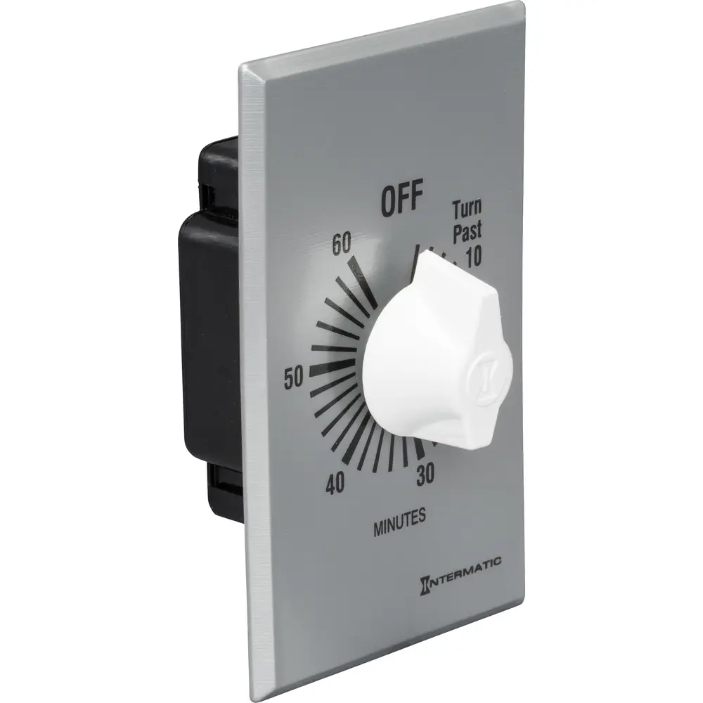 Spring Wound Countdown Timer, Commercial, 125-277 VAC, SPST, 60 Minute ...